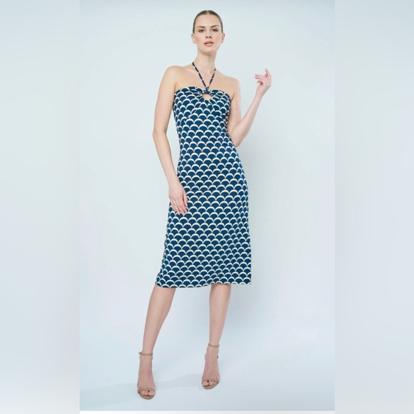 Flora Bea Nyc | Dresses | Flora Bea Nyc Miri Midi Dress Strapless Milo ...